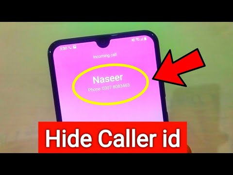 hide caller id | hide incoming call number | hide call number - YouTube