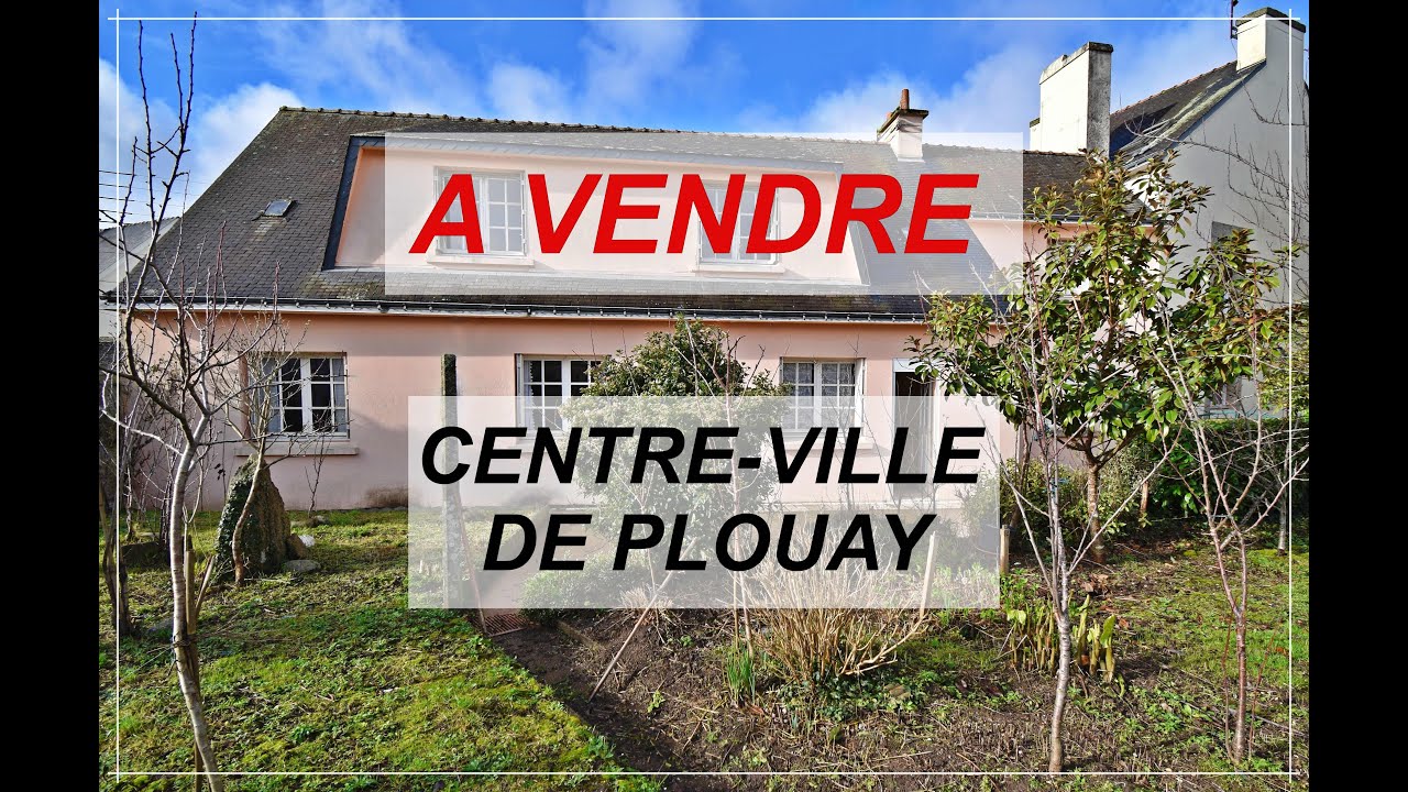 Maison centre-ville de Plouay - YouTube