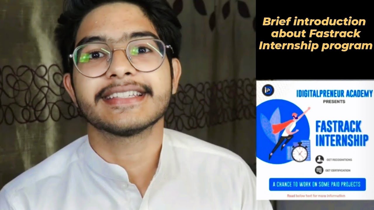 Brief introduction regarding FASTRACK INTERNSHIP PROGRAM ‼️ - YouTube