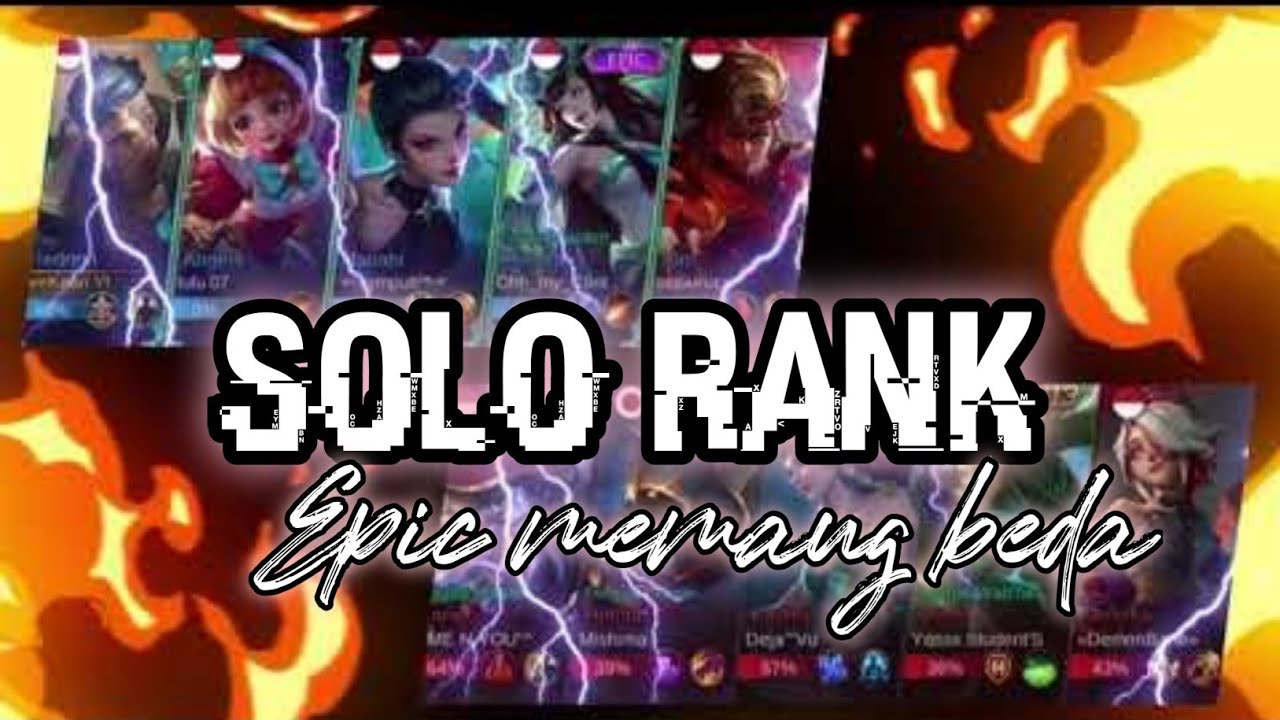 Beginilah Main Di Epic - Fedrin MLBB Gameplay - YouTube