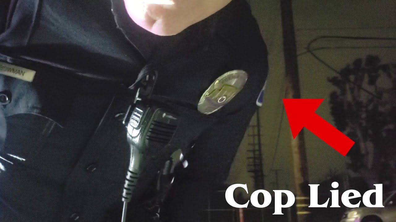 COP PULLED ME OVER AND LIED TO ME!! - YouTube