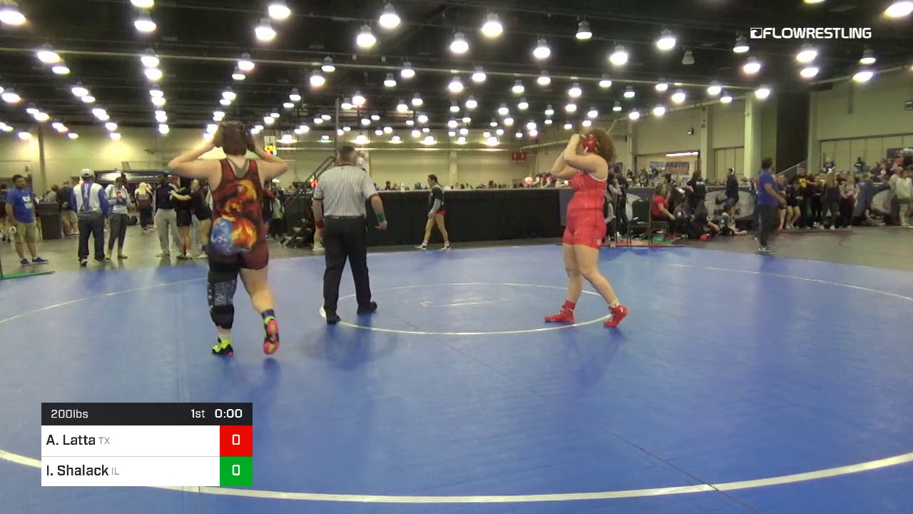 200 Lbs Consi Of 4 Amber Latta Team Texas Vs Isabeau Shalack Team ...