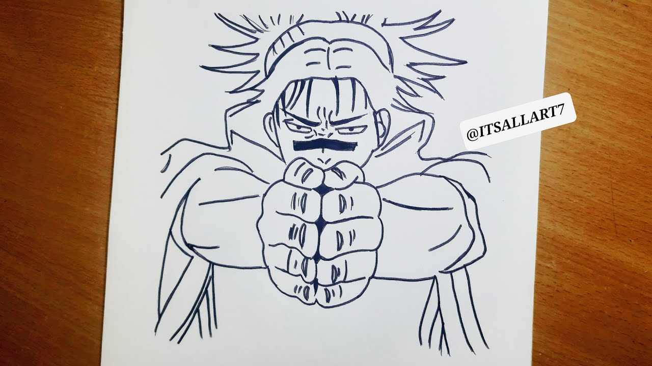 how to draw choso jjk//how to draw choso step by step// how to draw ...