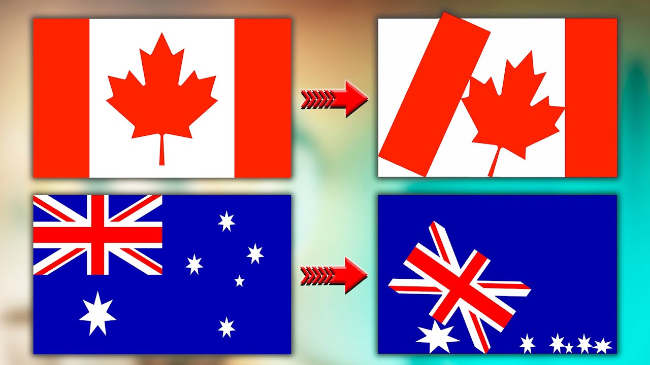 Gravity Flags Falling Flags || Fun with flags - YouTube