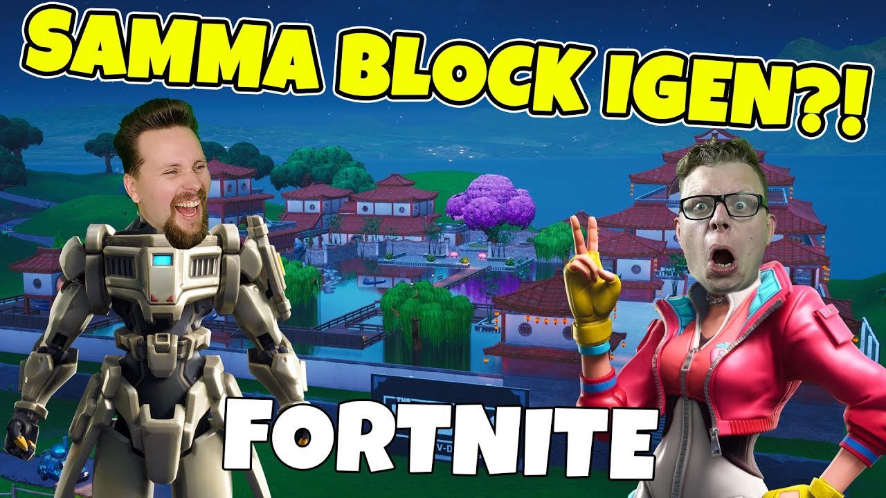 SAMMA BLOCK IGEN?! | WHIPPIT vs FIGGEHN I FORTNITE | PLAYGROUND - YouTube