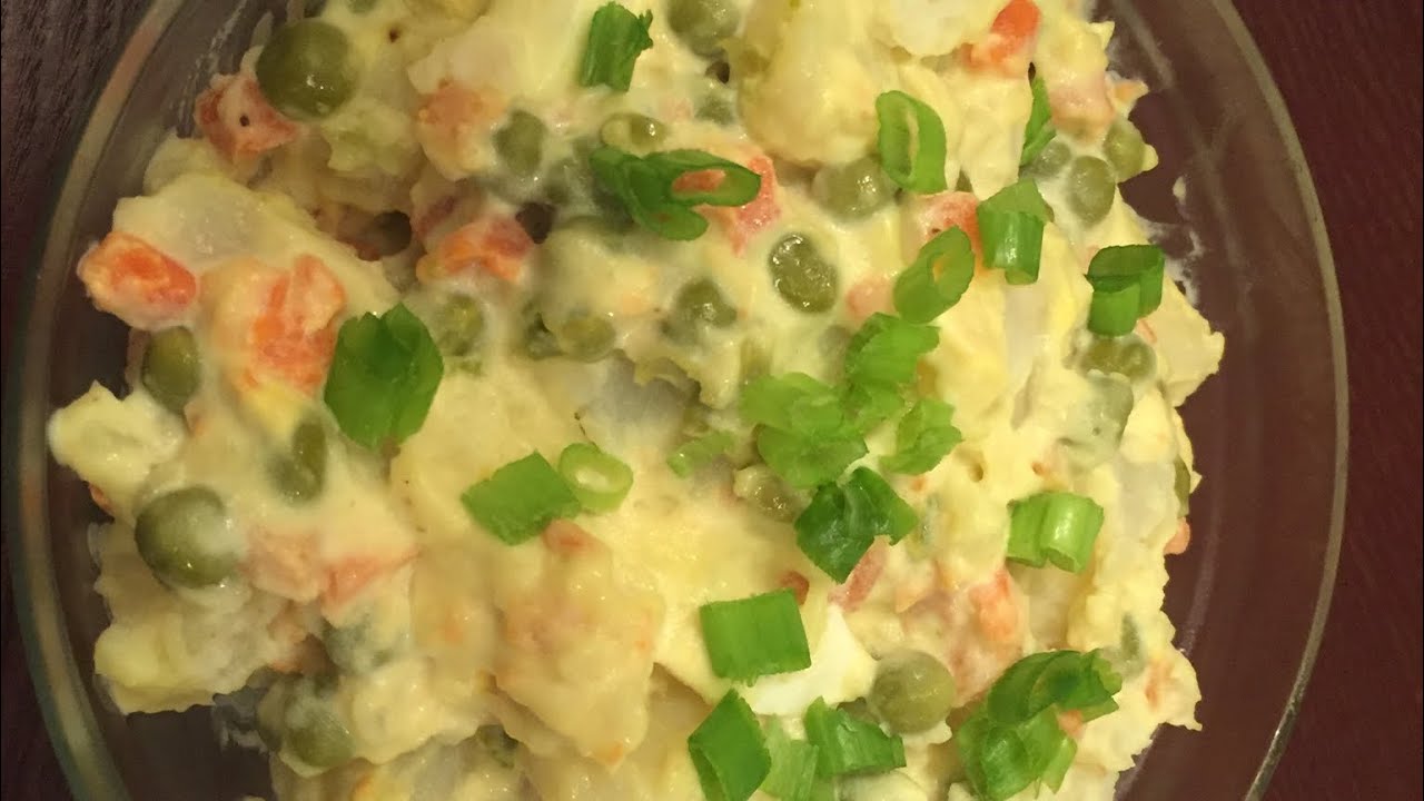 Simple quick potato salad - YouTube