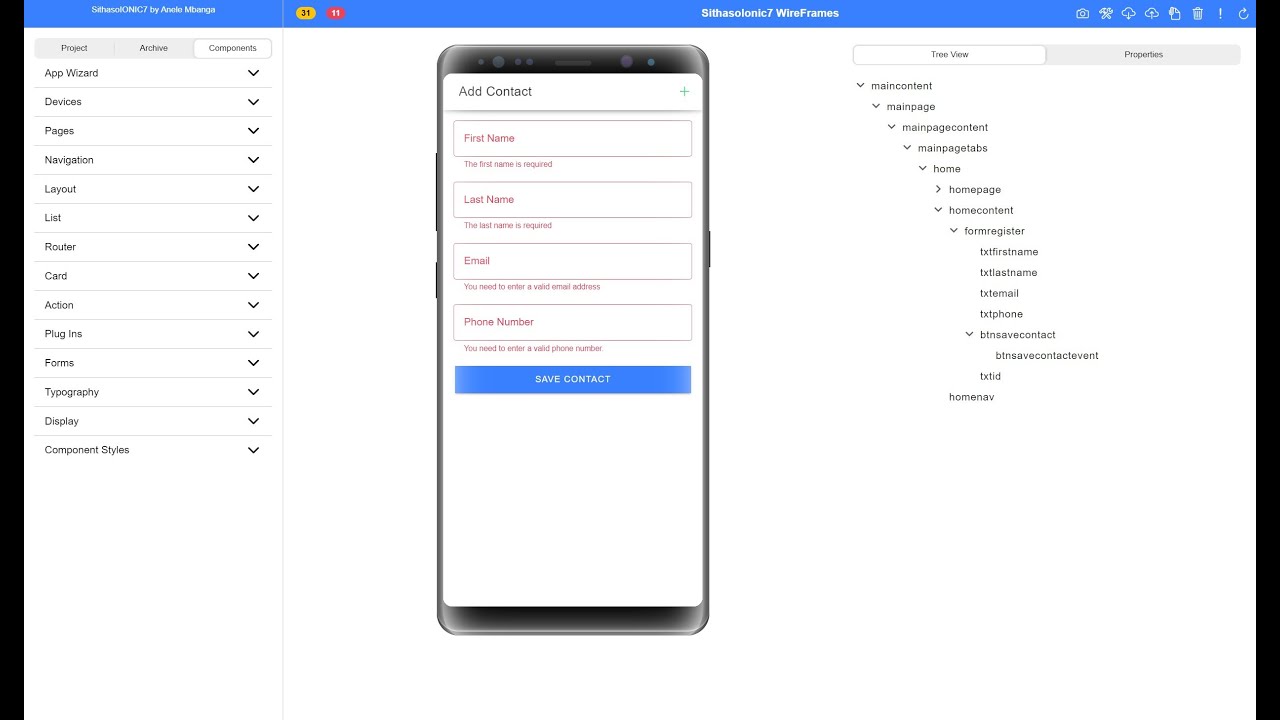 SithasoIONIC7 - Form Validation in Ionic7 - YouTube