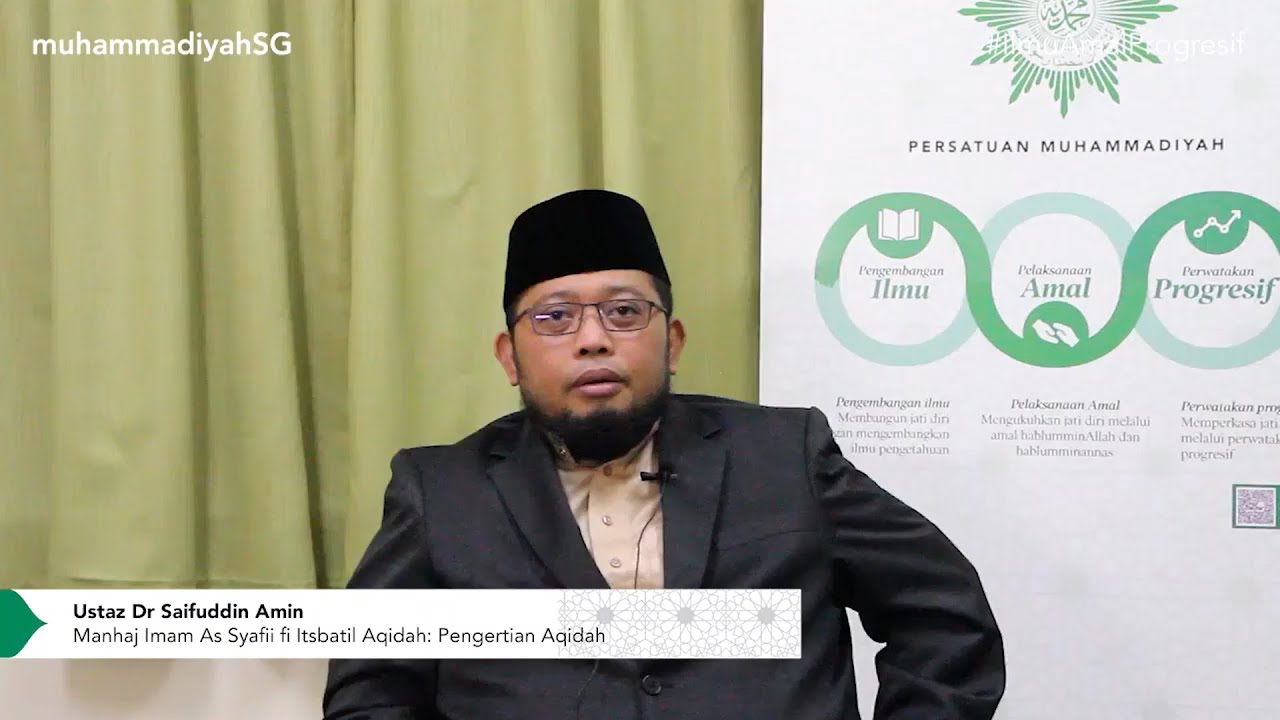 Manhaj Imam As Syafii fi Itsbatil Aqidah: Pengertian Aqidah | Ustaz Dr ...