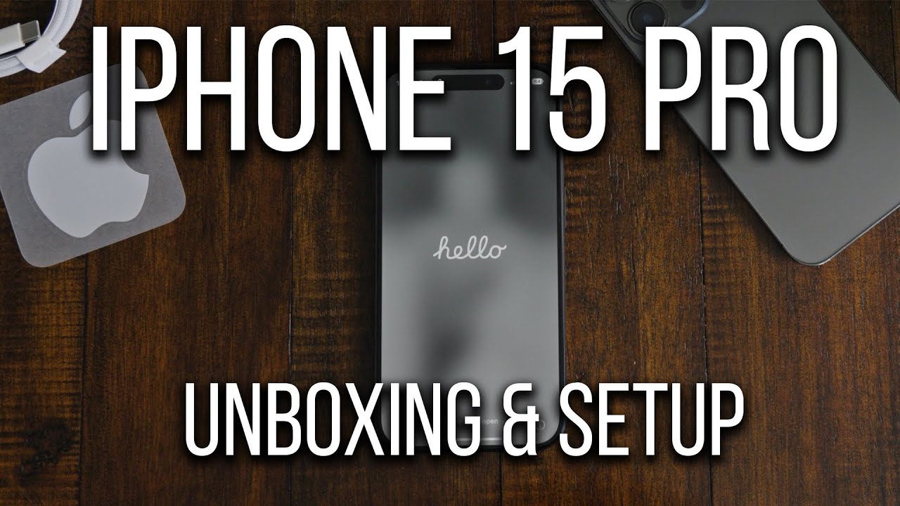 iPhone 15 Pro Unboxing & Setup - Transferring Data to New iPhone - YouTube