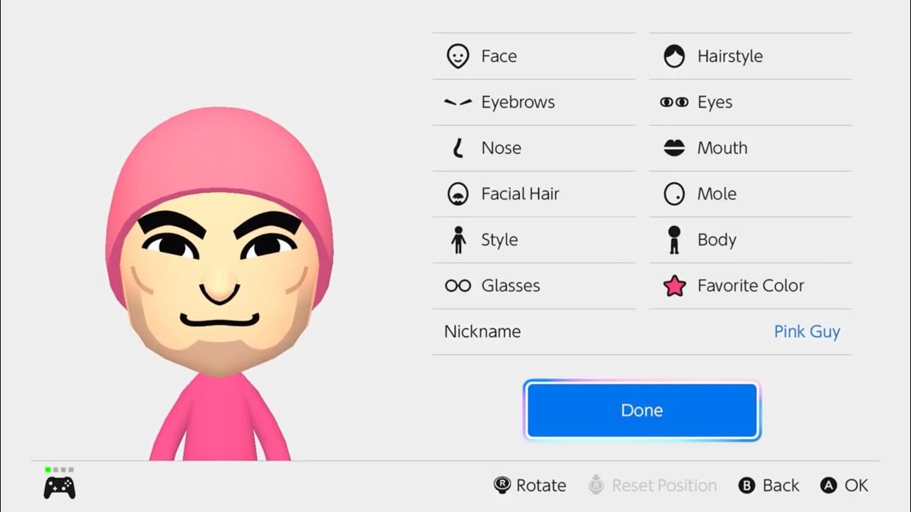 How to make a Pink Guy mii - YouTube