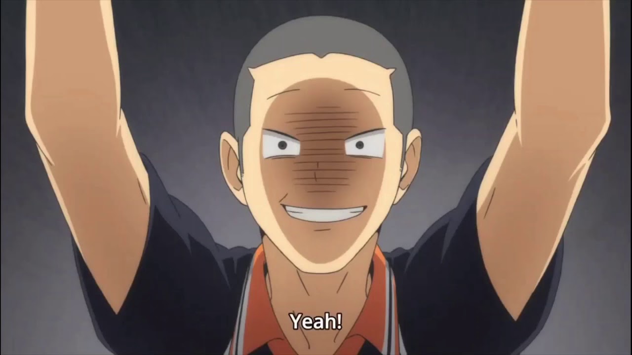 haikyuu!! kageyama and his first double high five - YouTube