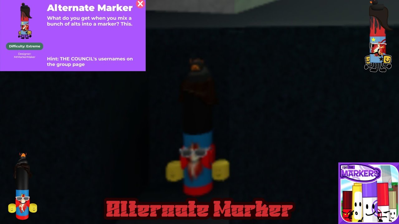Find the Markers | How to get "Alternate Marker". - YouTube