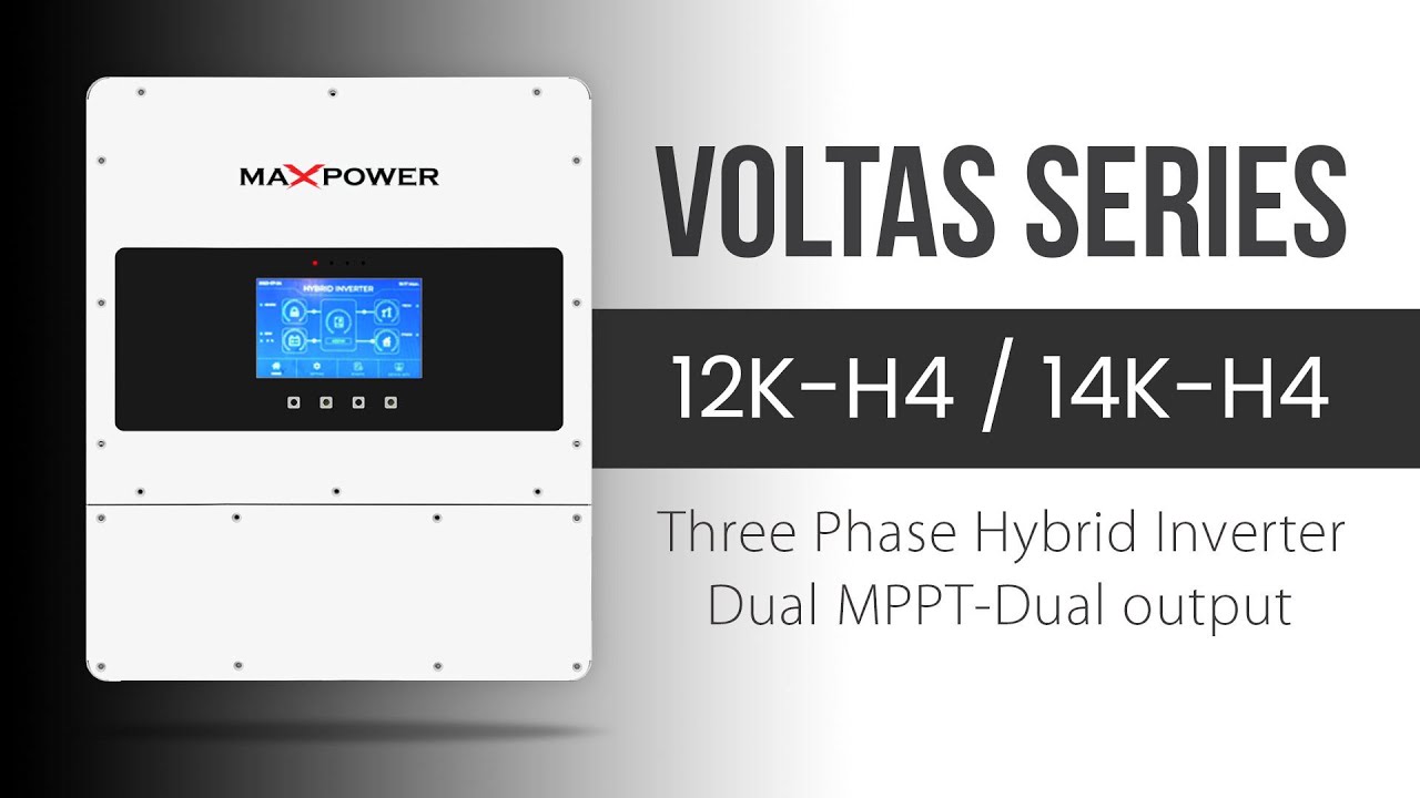 Unboxing of 12KW Three Phase Hybrid Inverter | Voltas-Maxpower - YouTube