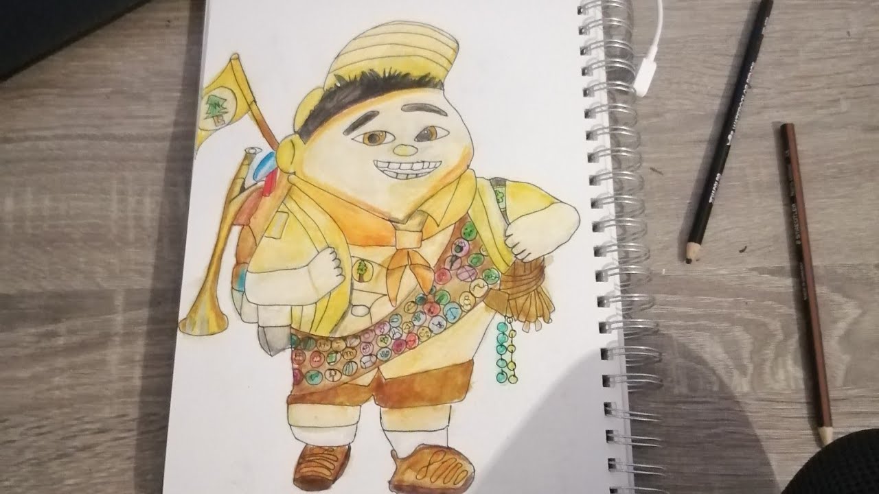 Drawing Russell From UP || Timelaspe - YouTube