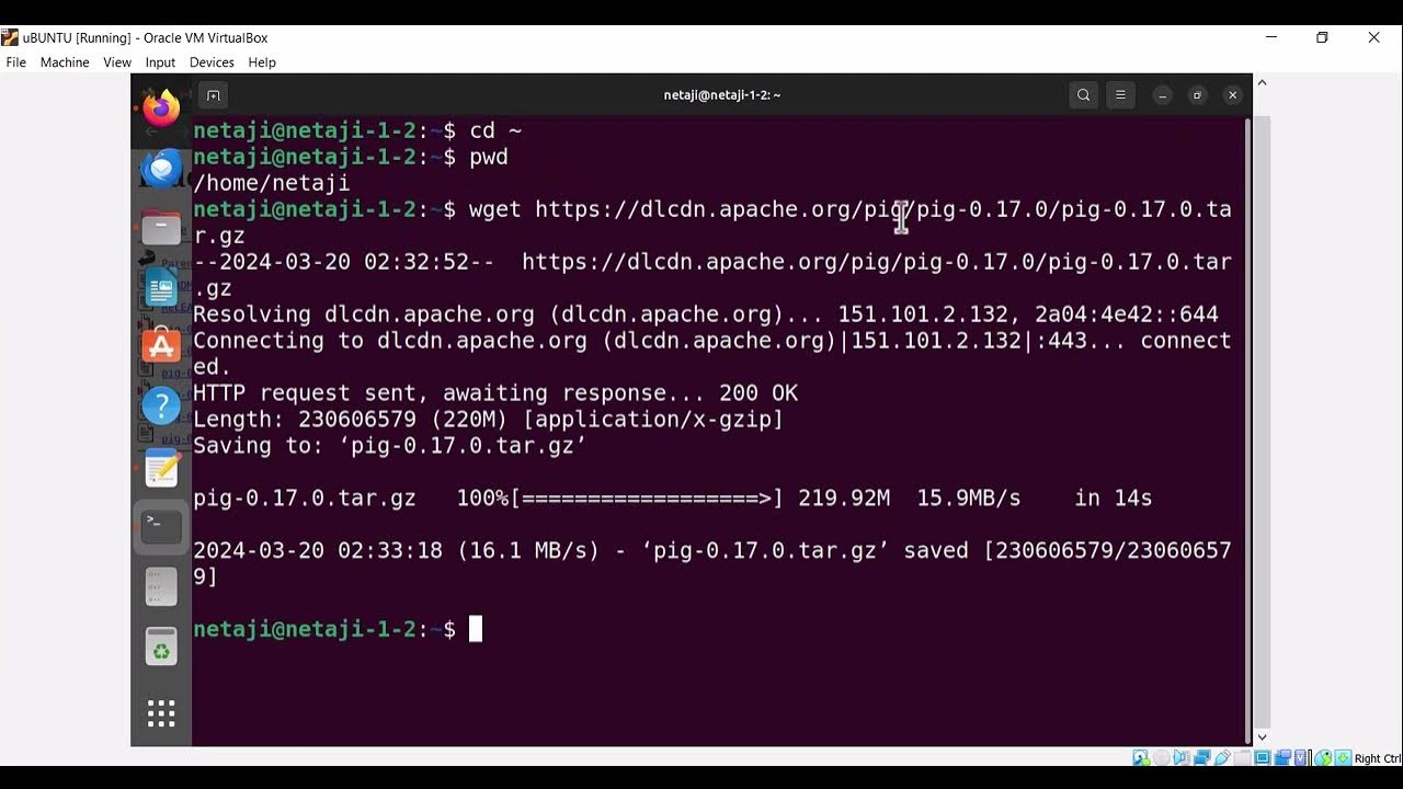 Pig Installation on Ubuntu 23 01 - YouTube