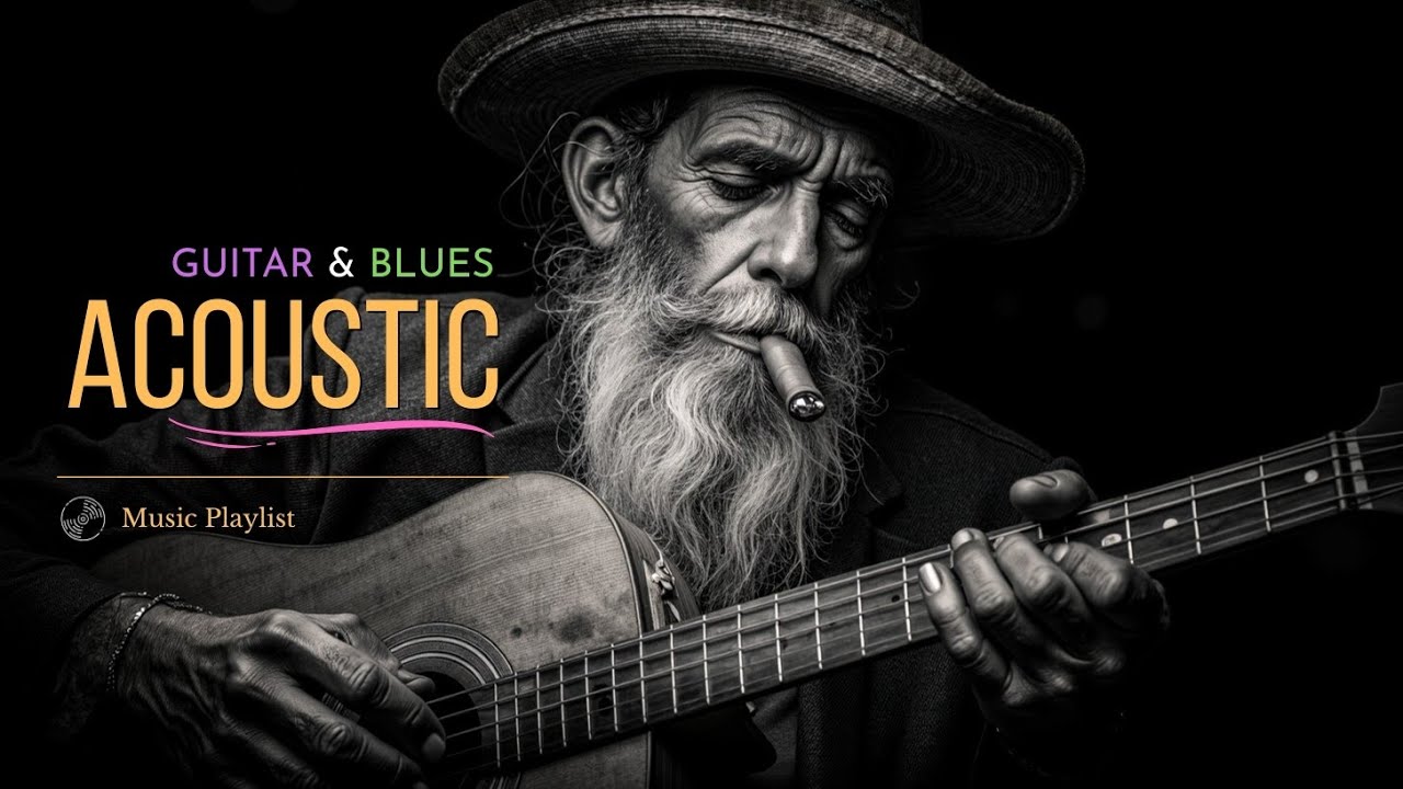 Acoustic Blues Guitar - Rustic Fingerstyle ~ Relaxing Southern Chill ...