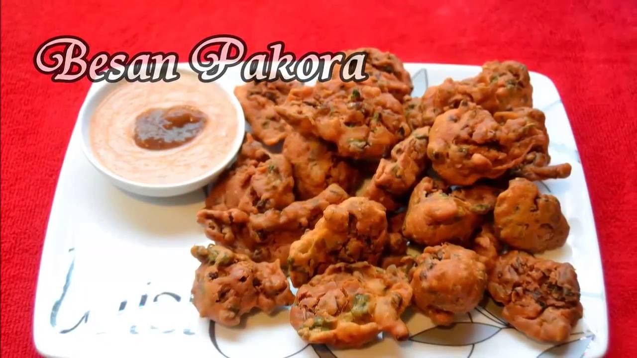 Besan Pakora Recipe YouTube - YouTube