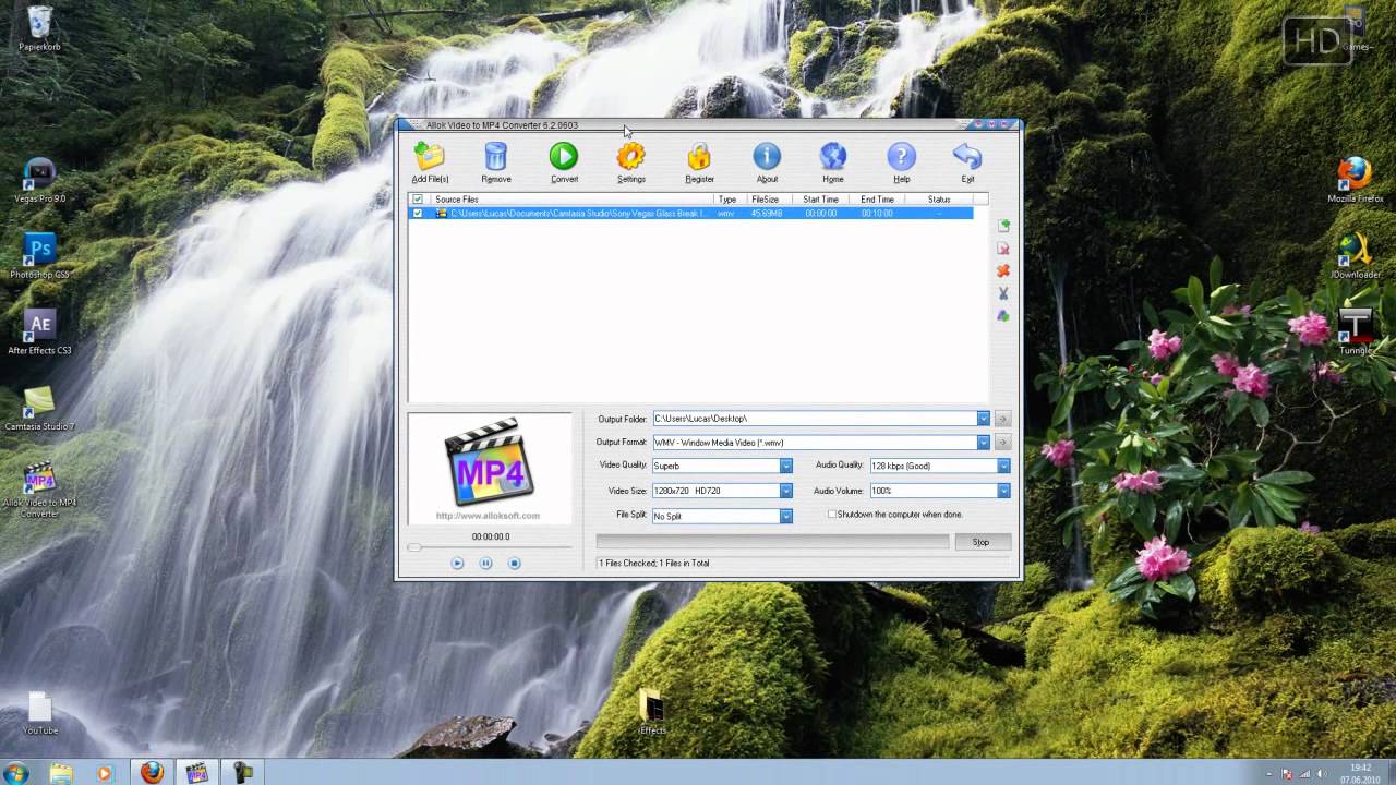 Allok Video to MP4 Converter: Test/Review (German) - YouTube