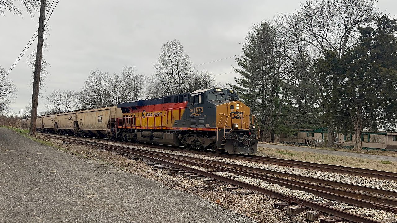 Chasing Csxt 1973 Chessie System Heritage Unit 1124 Youtube