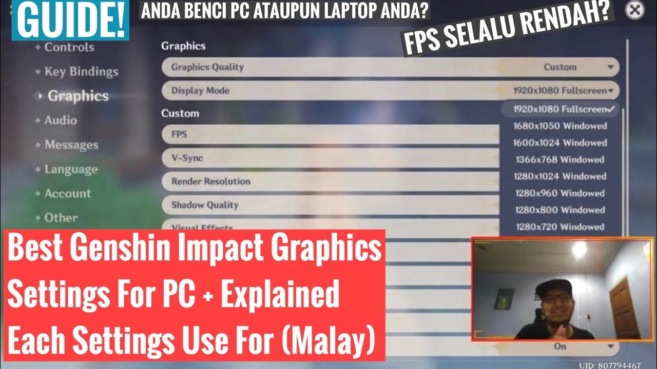 Genshin Impact Best Graphics Settings + Perjelasan For PC & Laptop ...