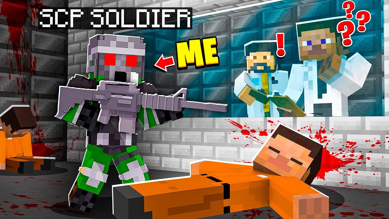 I Fooled My Friend as a SCP SOLDIER in Minecraft - YouTube