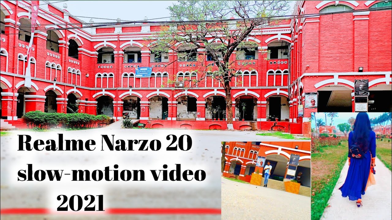 Realme Narzo 20 slow motion video test 2021