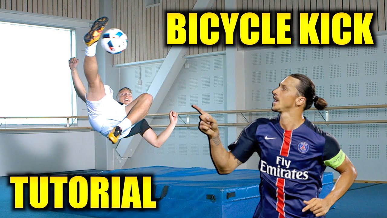 How to do a Bicycle Kick like Ibrahimovic Tutorial | Ilaripro - YouTube