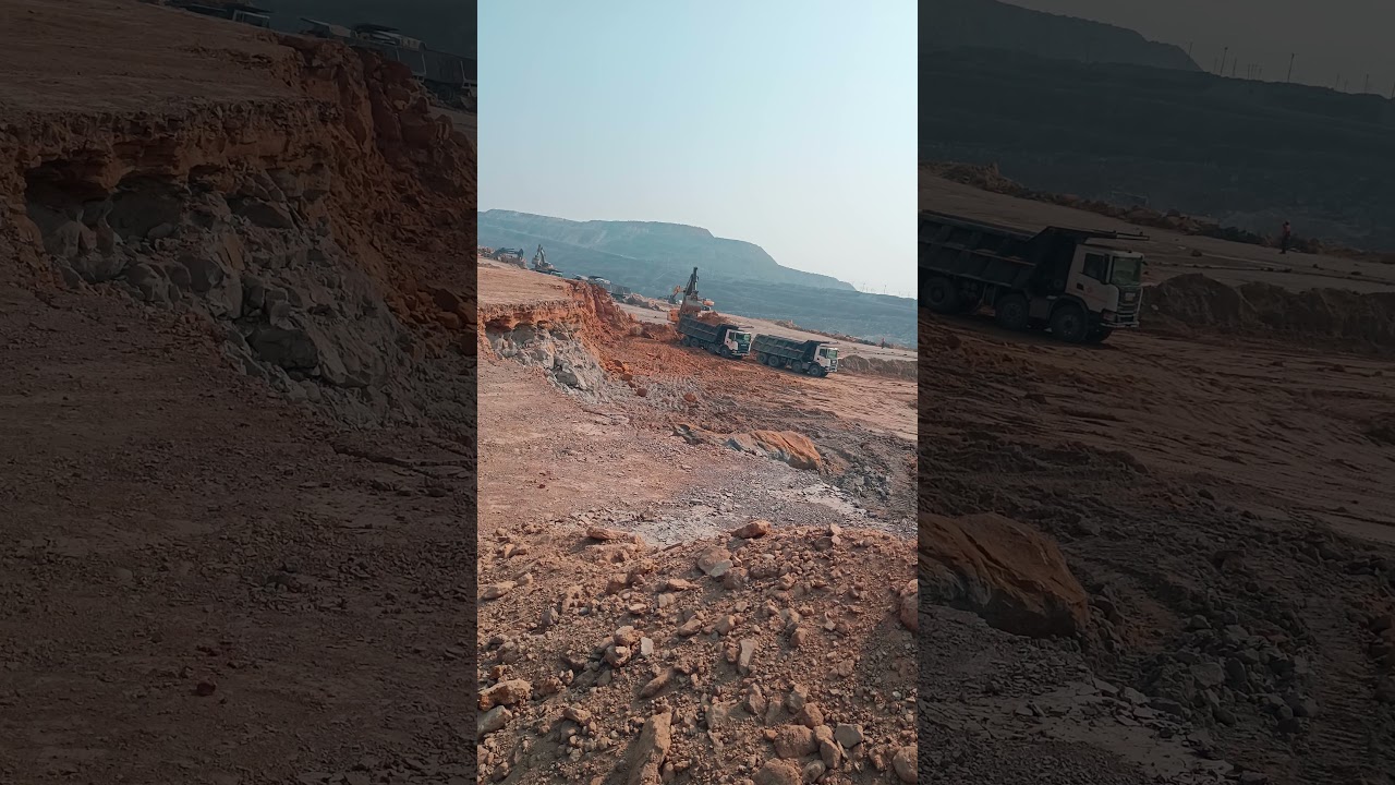 coal mine remove overbudden with the help of machine 🔥 - YouTube