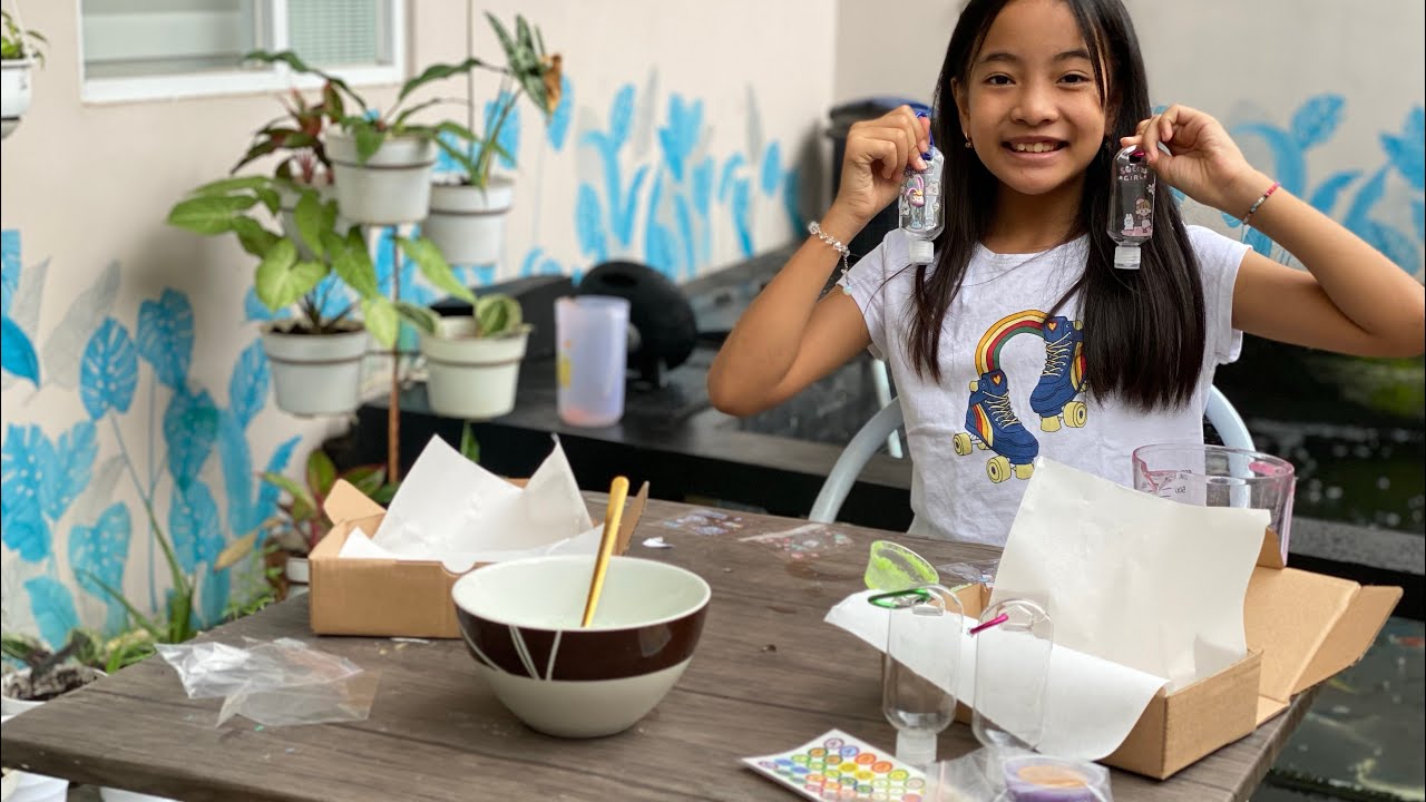 Unboxing DIY Desain Botol dan Sabun Cair dari Zara Cute Academy dan ...