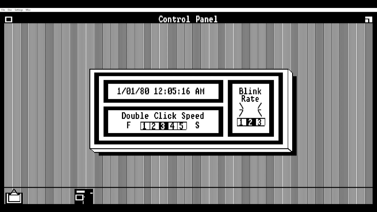 PCem v0.5 Windows 1.0 DR 5 - YouTube
