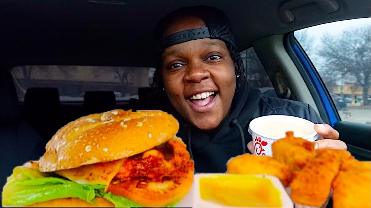 CHICK-FIL-A MUKBANG 먹방 EATING SHOW! | Cuzzo AB - YouTube
