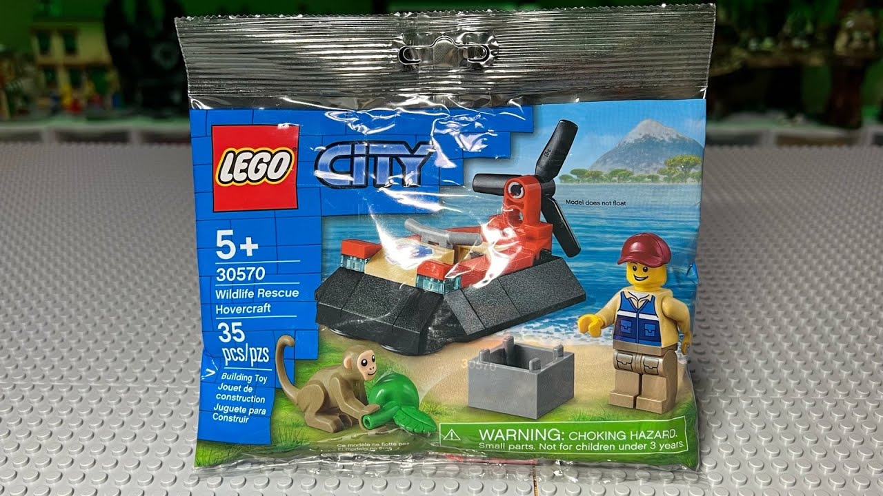 LEGO CITY 30570 Wildlife Rescue Hovercraft - YouTube
