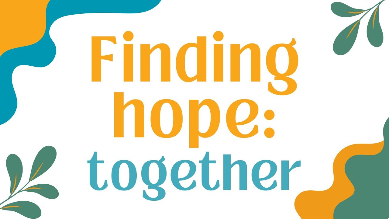 25th Jan 2026 - Finding hope: together - YouTube