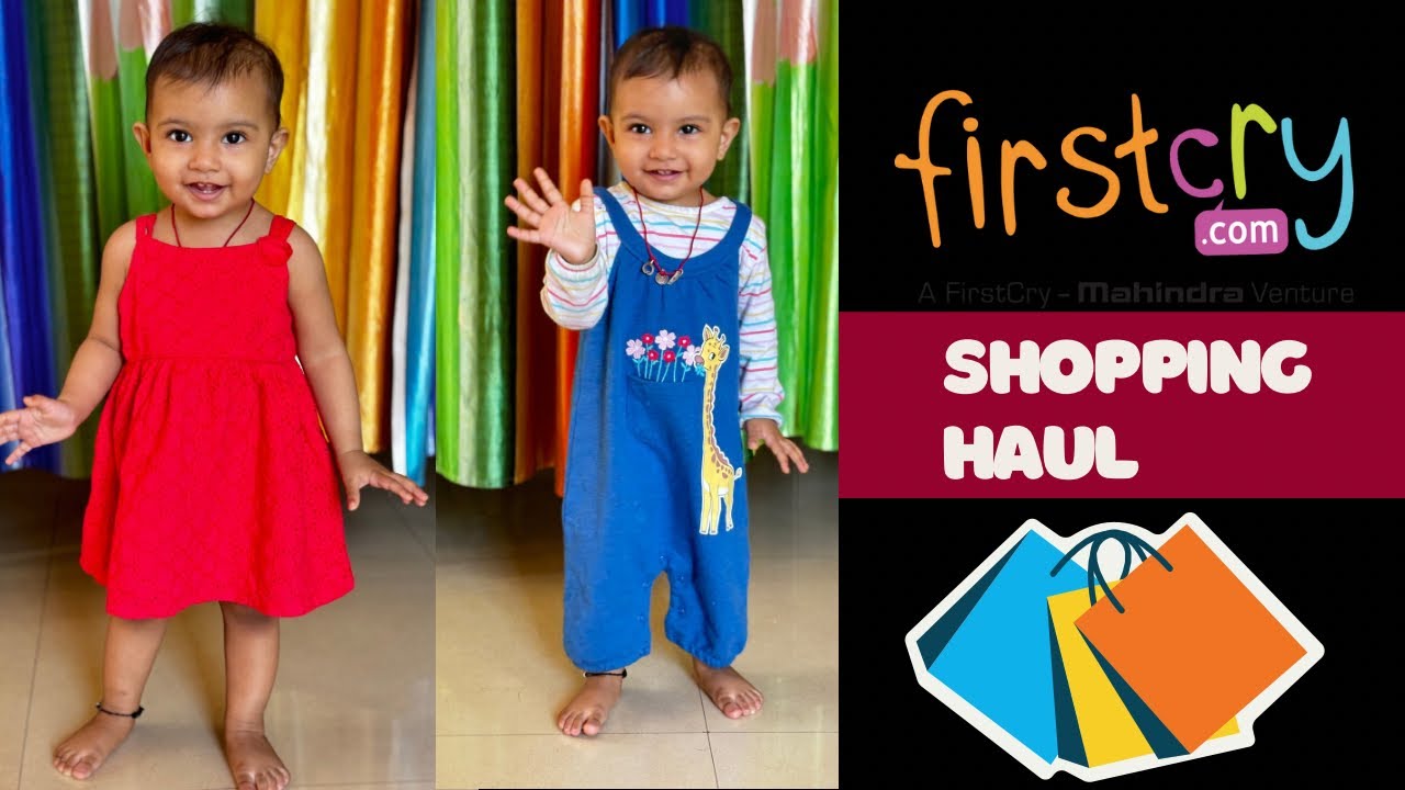 Firstcry haul | baby girl’s cute dresses - YouTube