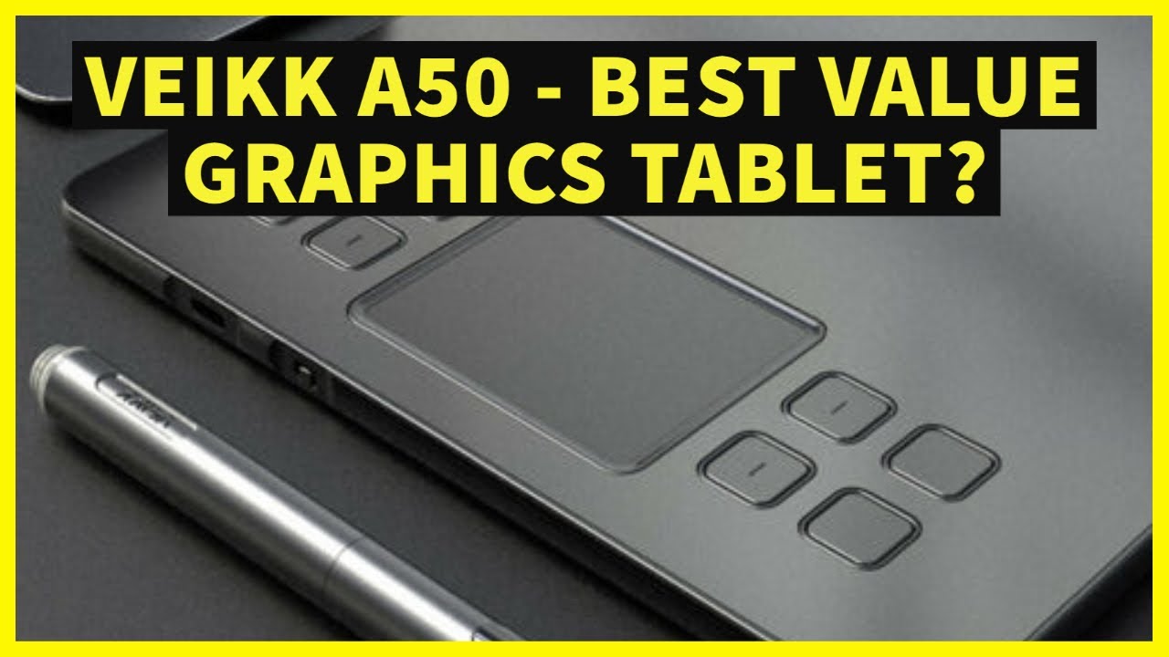VEIKK A50 REVIEW - BUDGET GRAPHICS TABLET, Wacom Tablet competition ...