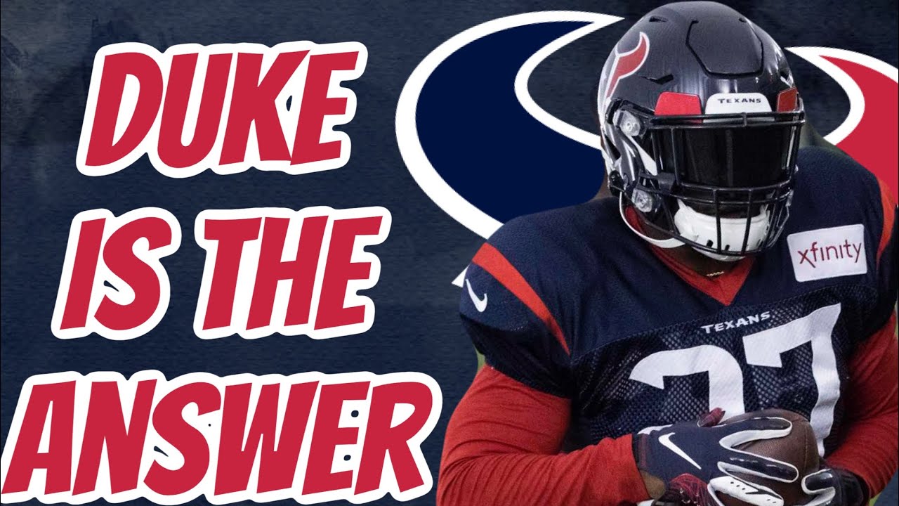 Duke Johnson Houston Texans - YouTube