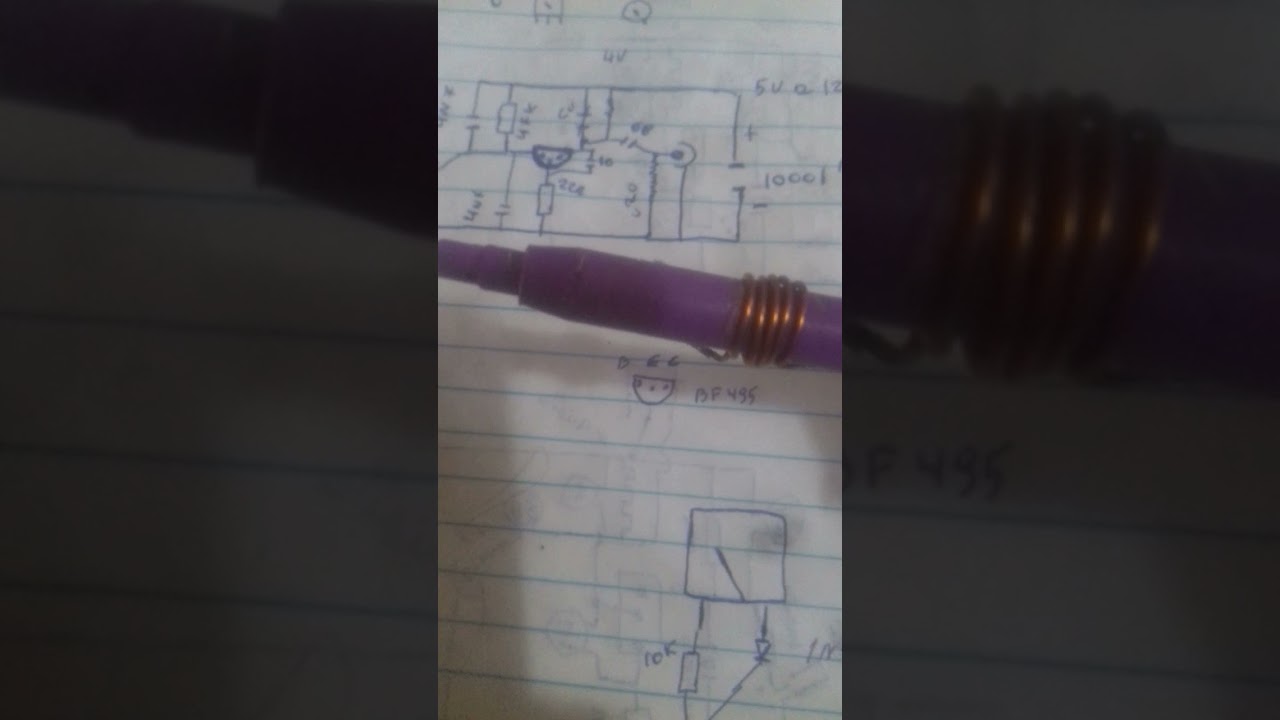 transmissor com transistor bf494 - YouTube
