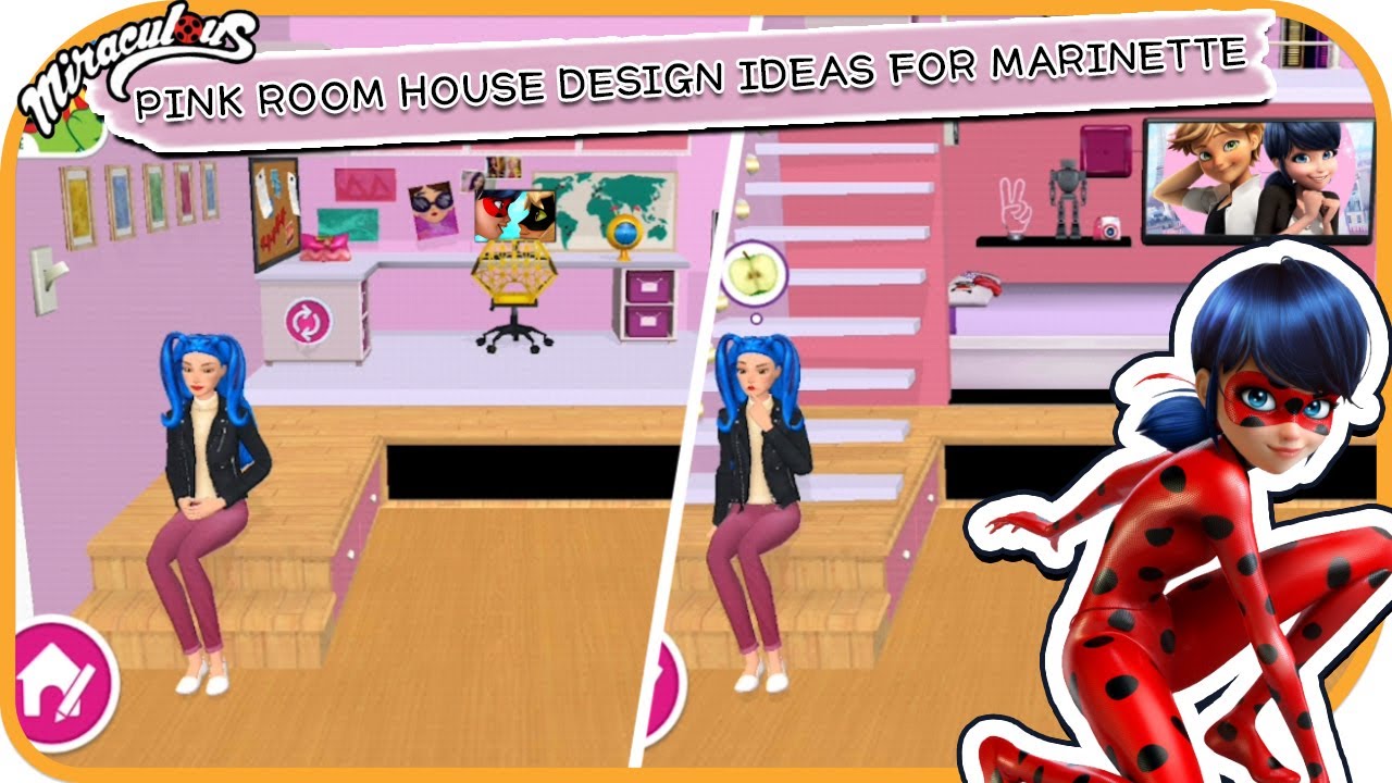 🐞Miraculous'Marinette' ROOM DESIGN IDEAS | Barbie Dreamhouse Adventures ...