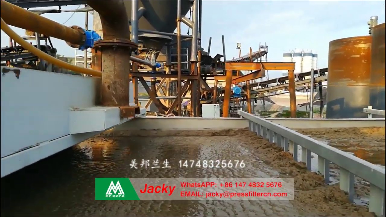 Manufactured Sand Washing Sludge Treatment System | Press Filter And ...