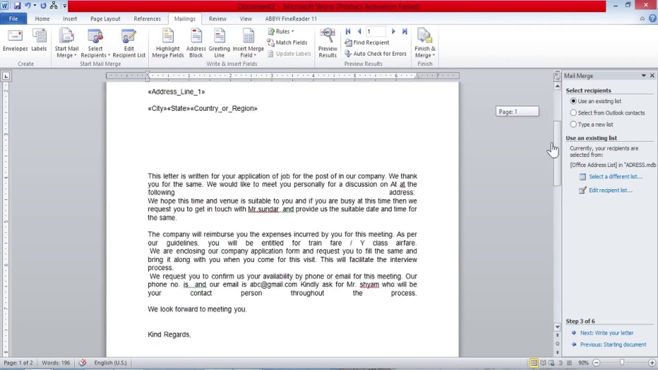 MS WORD Part 12 | Office Automation Tools | VI Semester B.com CA - YouTube