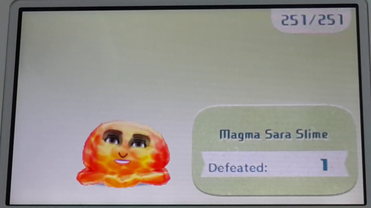 Miitopia - Boss Collection: Magma Sara Slime - YouTube