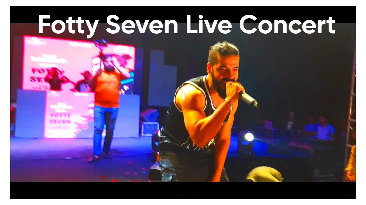 FOTTY SEVEN LIVE DISS ROB C😡😰IN GURGAON CONCERT | @FottySeven ...