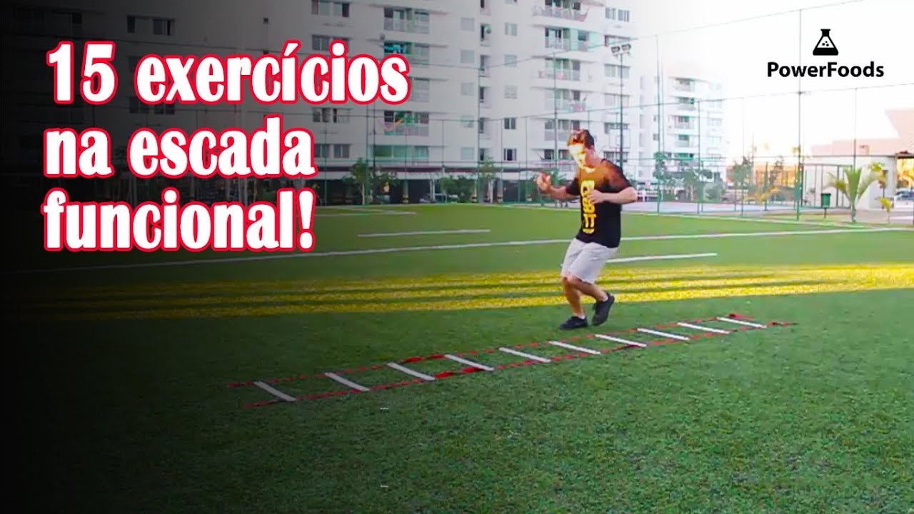15 EXERCÍCIOS NA ESCADA FUNCIONAL (AGILIDADE) | CANAL PSW - YouTube