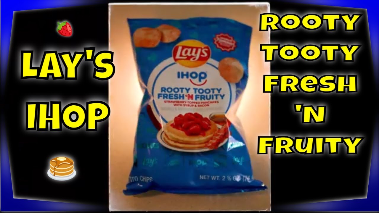 Lay's IHOP Rooty Tooty Fresh 'N Fruity potato chips - YouTube