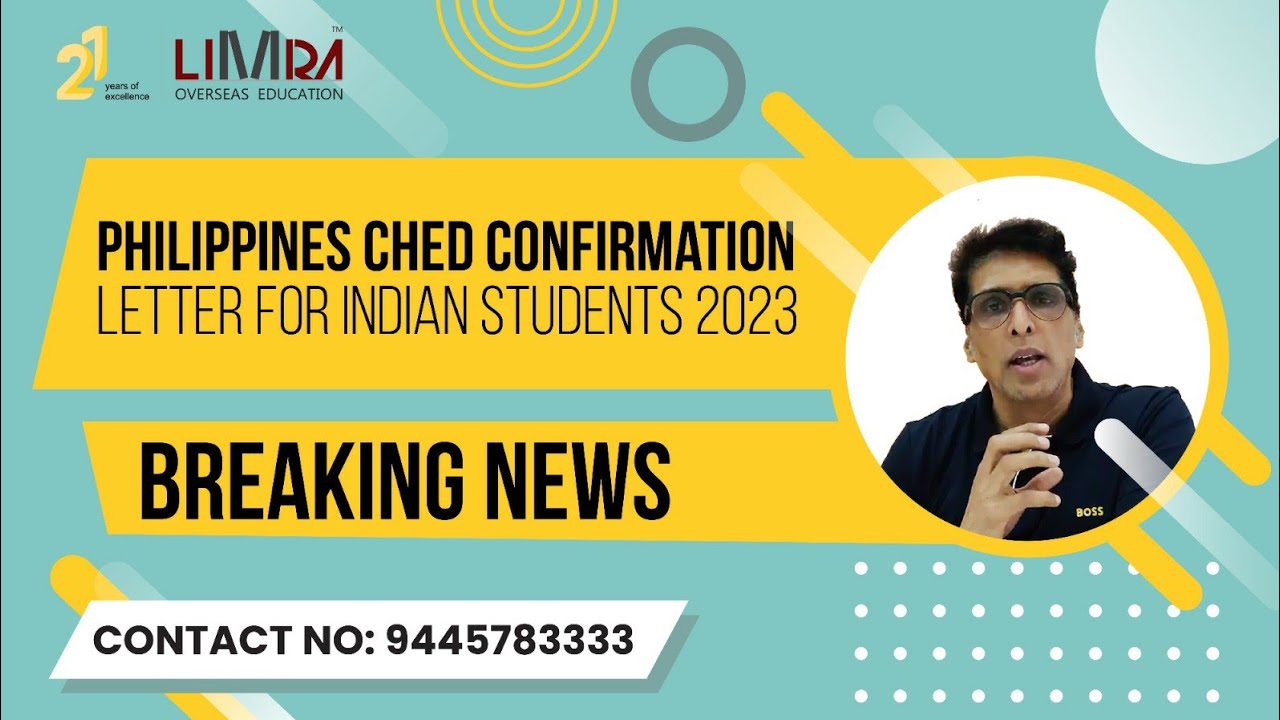 Philippines CHED Confirmation Letter for Indian Students 2023 - YouTube