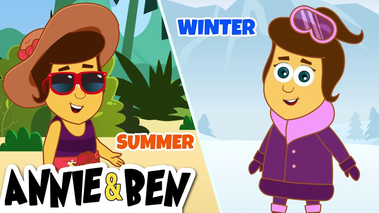 Learn Seasons with Annie | Educational Cartoons For Kids By Annie & Ben ...
