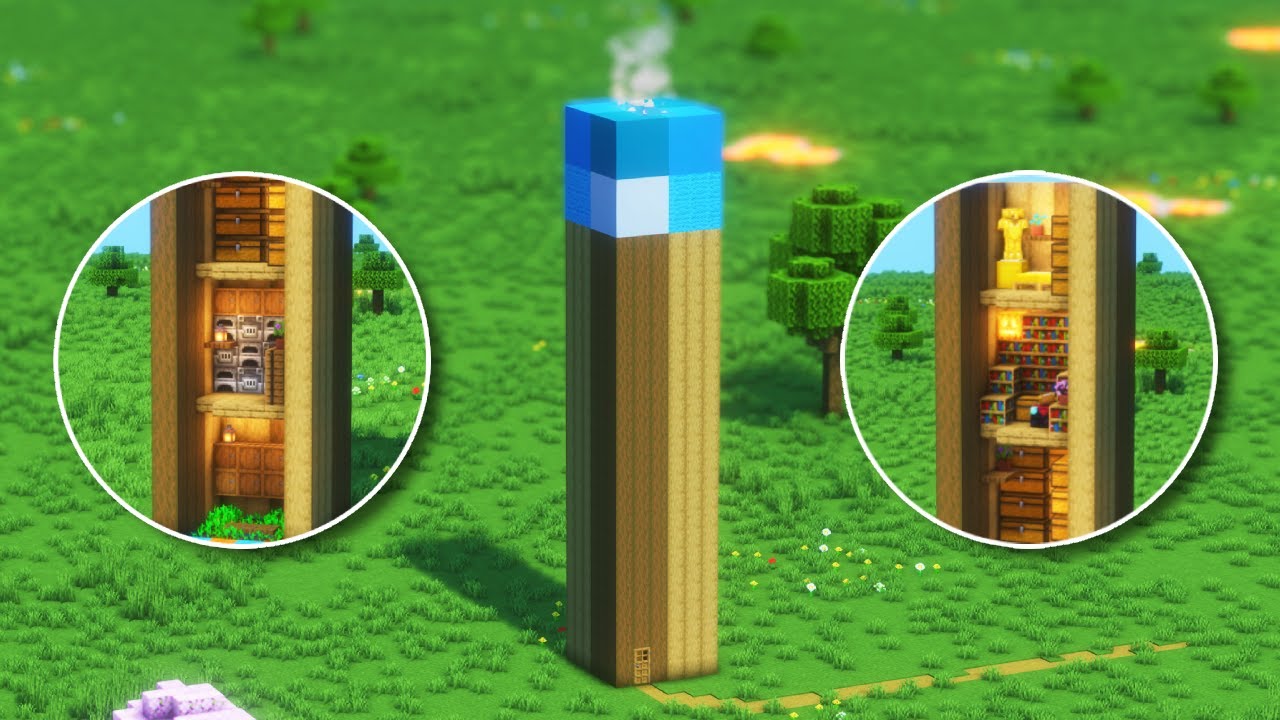 Minecraft GIANT Soul Torch House Tutorial *UPDATED* - YouTube