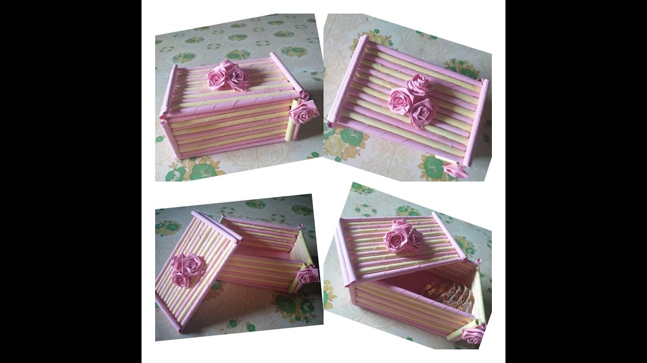 Jewellery box|| paper craft || jewellery box from paper - YouTube