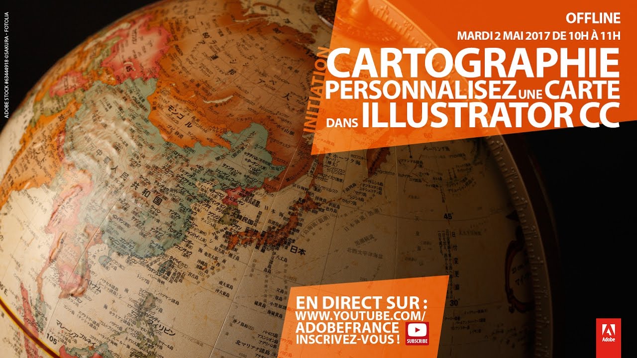 Tutoriel Illustrator CC Initiation : Cartographie - Personnalisez une ...