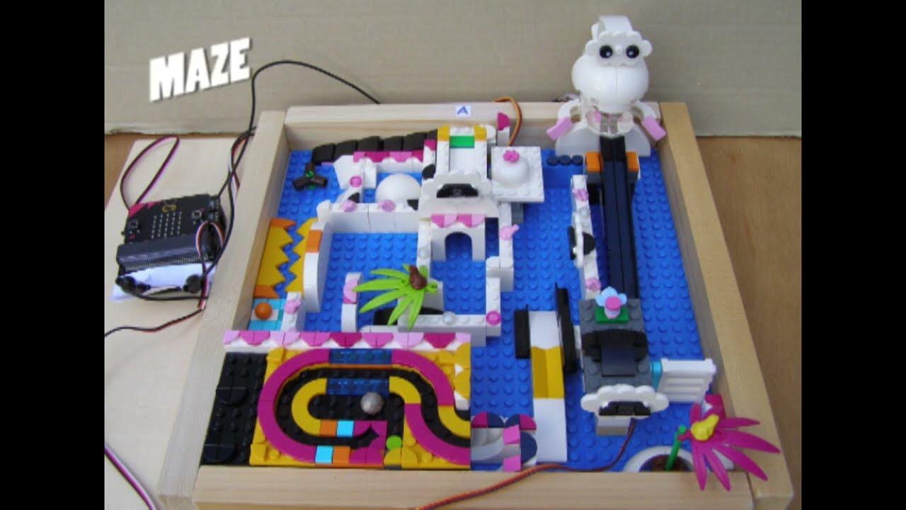 #microbit #LEGO MAZE - YouTube